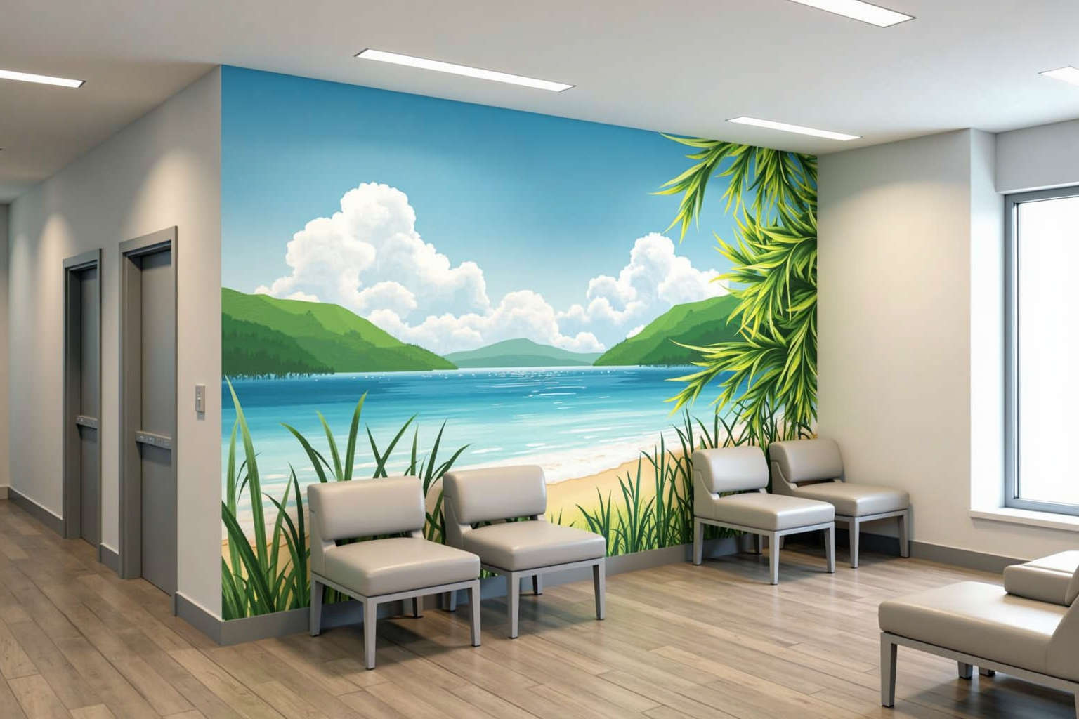 Los beneficios de los vinilos en la decoración de salas de espera